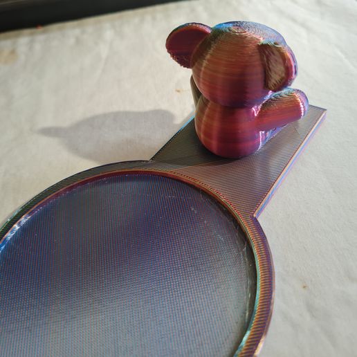🐻 Bear Coaster・ STL File for 3D printing・Cults