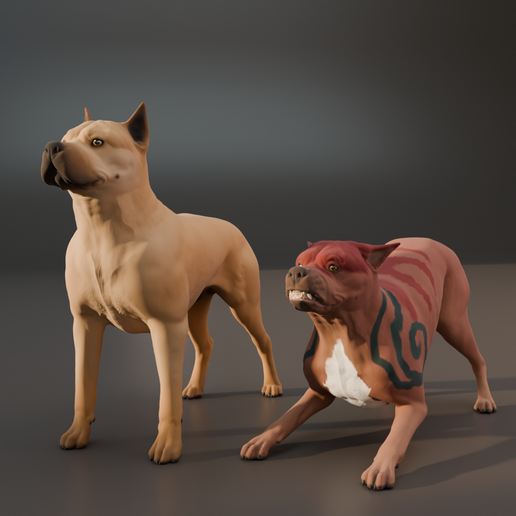 🐉 Dragon age | Mabari War Hound・ STL File for 3D printing・Cults