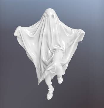 👻 Ghostly figure・ STL File for 3D printing・Cults
