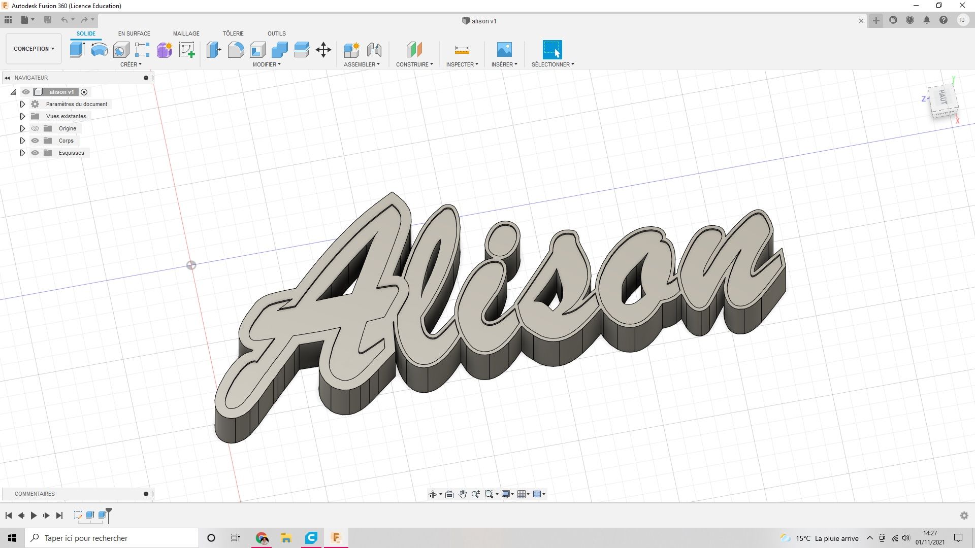 Download STL file alison • Template to 3D print ・ Cults