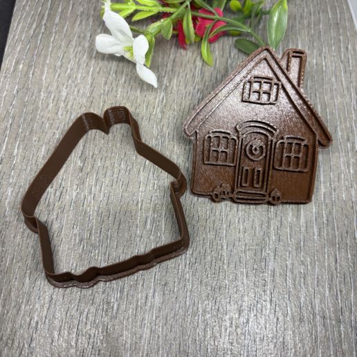 🏠 HOUSE COOKIE CUTTER. HOUSE COOKIE CUTTER・ STL File for 3D printing・Cults