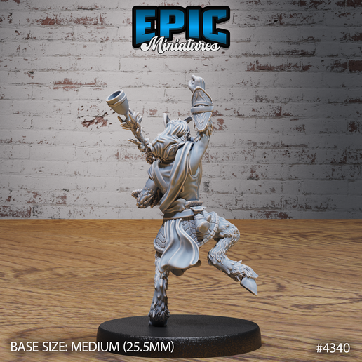 3D file Satyr Classic Laugh ‧ DnD Miniature ‧ Tabletop Miniatures ...