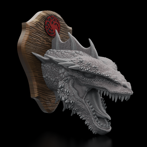 🐉 Arrax dragon trophy - house of the dragons・ STL File for 3D printing ...