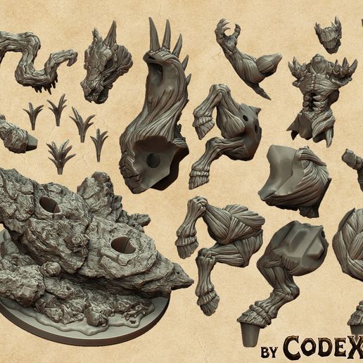 🎃 Nuckelavee Demon・ 3D File for 3D printing・Cults