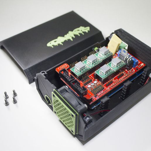 Free 3D file Ramps case (and PrintRite mounts) 📦 ・3D printable object ...