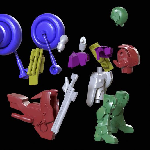 🌀 Robotech Veritech Cyclone Mospeda Printable・ 3D File for 3D printing ...