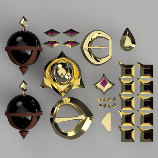 🥠 Bewitching Miss Fortune - 3D Accessories for Cosplay・ 3MF File for 3D ...