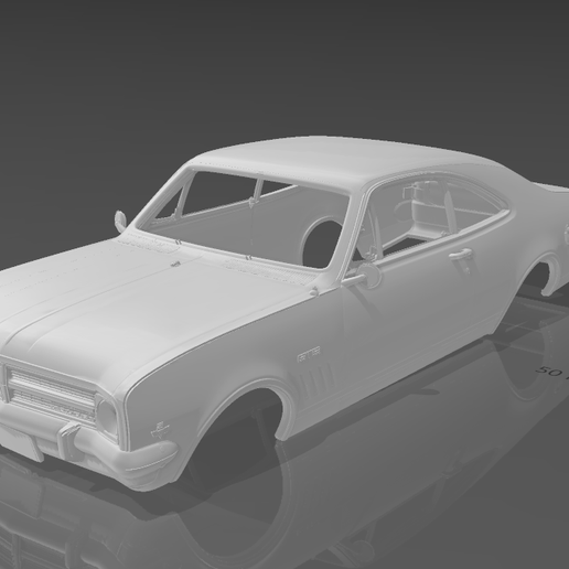 🐚 Holden Monaro GTS 327 1968 Shell Body - Divided Parts for Easy ...