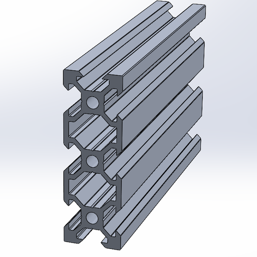 Free STL file V-Slot structural section 20*60, 6 mm grooves 🧞‍♂️ ・3D ...