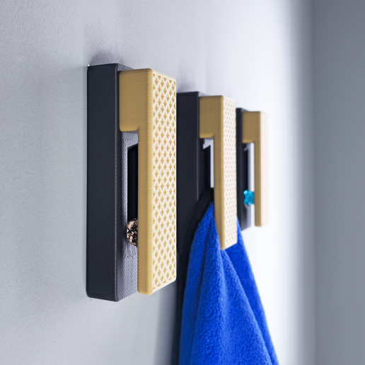 🪝 Gravity Towel Hook・ 3D File for 3D printing・Cults