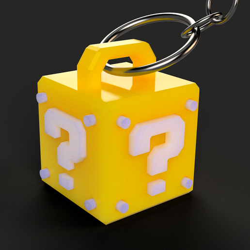 Mario Bros Question block・Free STL File for ・Cults