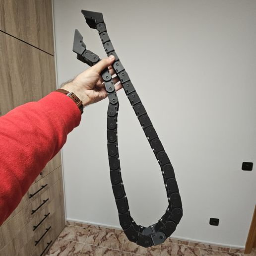 3D printable Cable conduit link. • made with Dual: Neptune 2 and Tronxy ...