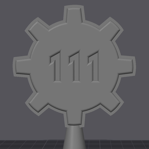 🎄 Fallout Vault 111 Christmas tree topper・ STL File for 3D printing・Cults