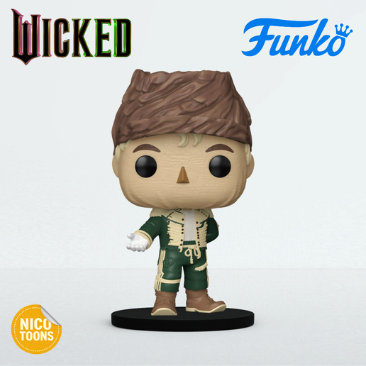 👾 Scarecrow Funko - Wicked・ STL File for 3D printing・Cults