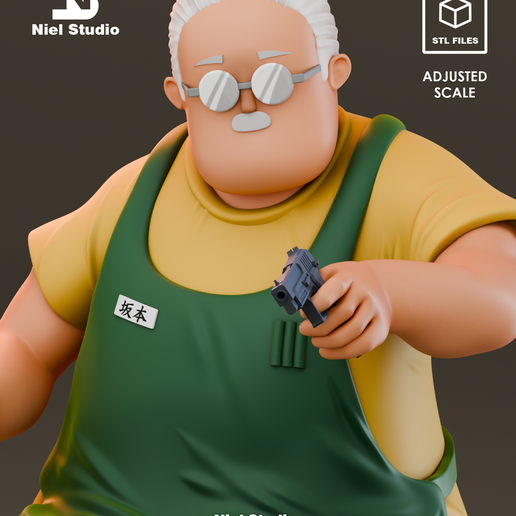 👾 SAKAMOTO DAYS・ 3D File for 3D printing・Cults