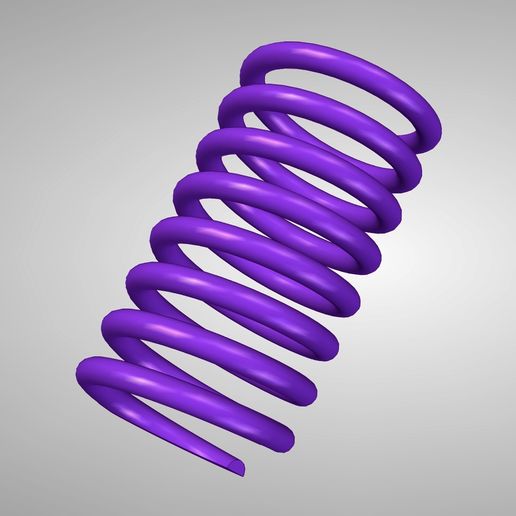 🚗 Car spring・ STL File for ・Cults