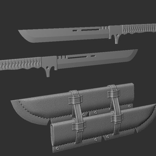 🔫 Kaiju No.8 Hoshina's Blade BOKO Soshiro's Saber Weapon SW-2033・ STL ...