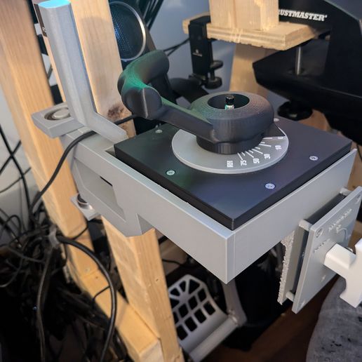 ️ AirBus Tiller Swing out Mount with Winwing Ursa Mount・Free STL File ...