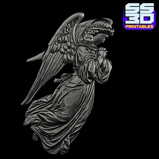 STL file Angel Praying cnc and 3d printable 👼 ・3D printing template to ...