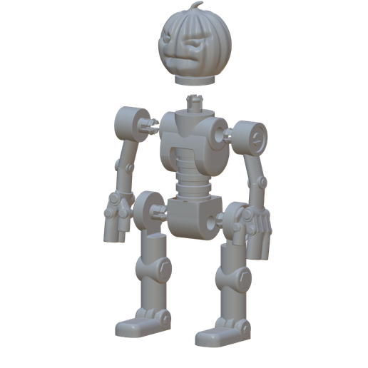 🎃 Pumpkin Droid・Free 3D File for 3D printing・Cults