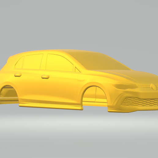 🚗 volkswagen golf gtd・ 3D File for 3D printing・Cults