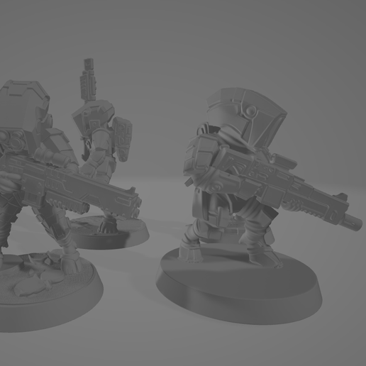 🎲 Tau XV armors・ STL File for 3D printing・Cults