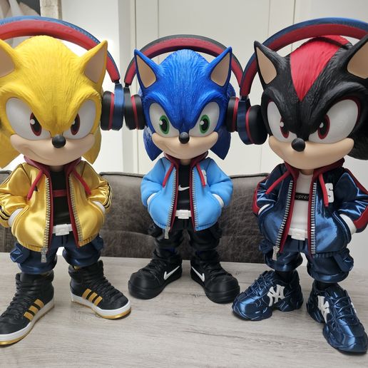 🐉 Sonic Urban Vibes Collection (Super Sonic & Shadow Variants ...