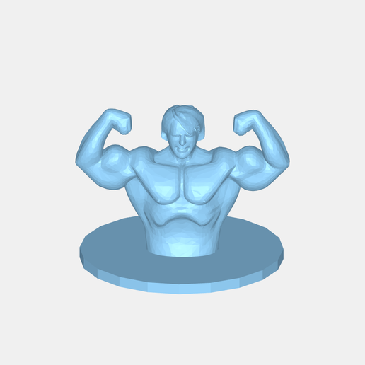 STL file Bodybuilder Statue Arnold 👤 ・3D printer model to download・Cults