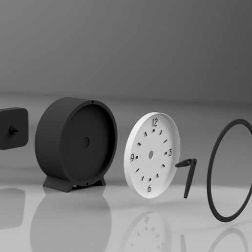 Free STL file Modular Table Clock 🕰️ ・3D printer design to download・Cults