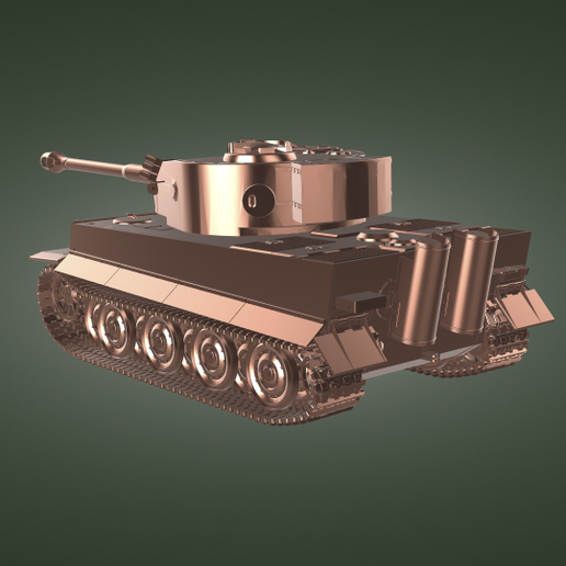 🐅 Tiger VI・Free OBJ File for ・Cults