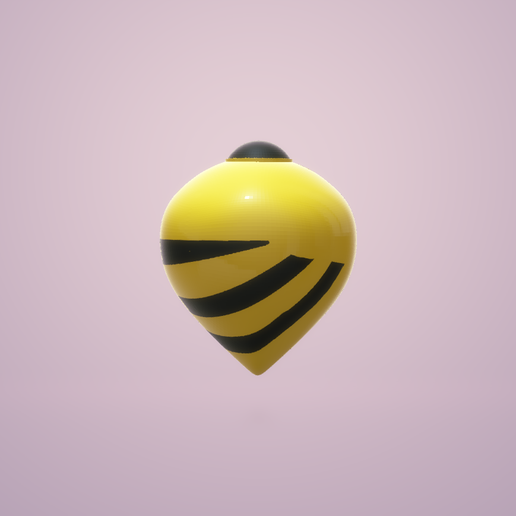 STL file Spinning top Queen bee /vesperia 🔝 ・3D printable model to ...