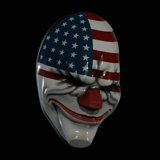 🎨 Dallas mask from Payday 2 HotLine Miami・ STL File for 3D printing・Cults