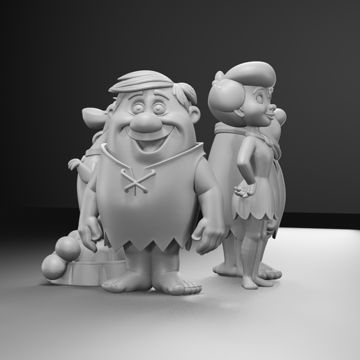 🦴 Flintstone Collection – 3D Printable Classic Cartoon Figurines | Fan ...