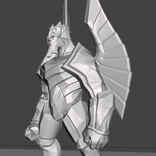 🎨 Galio League of Legends (Single Color)・ STL File for 3D printing・Cults
