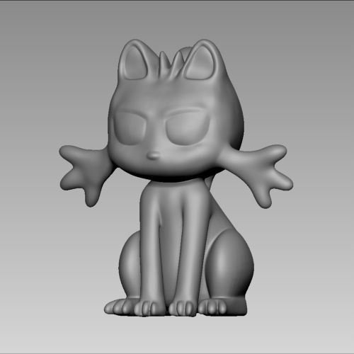 STL file Pokemon: Litten Keychain 🐉 (OBJ and 3MF)・3D print object to ...