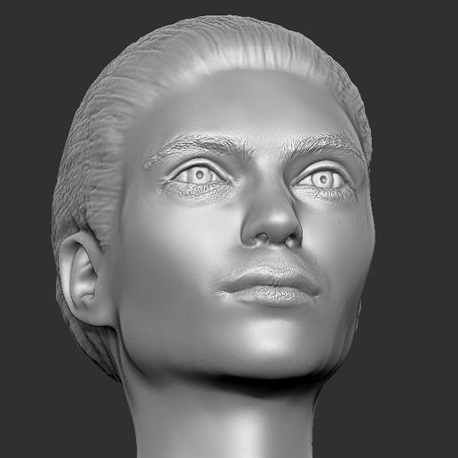 👩 Beautiful woman bust for full color 3D printing TYPE 1・ STL File for ...