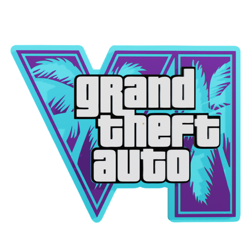 🎮 GTA VI Style Logo for 3D Printing – Multi-Part Model・ STL File for 3D ...