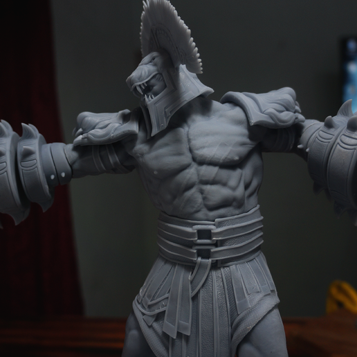 🎮 Hercules God Of War STL 3D Print Statue・ 3D File for 3D printing・Cults