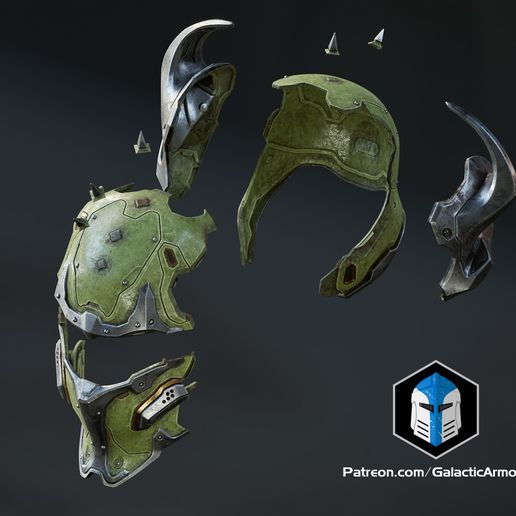 🪖 Doom Eternal Sentinel Helmet - 3D Print Files・ 3D File for 3D ...