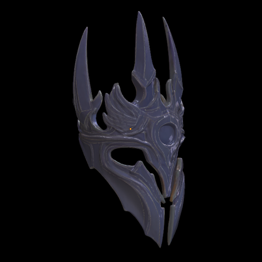 STL file Behind the Veil of Mystery The Mask of Transformation Figure ...