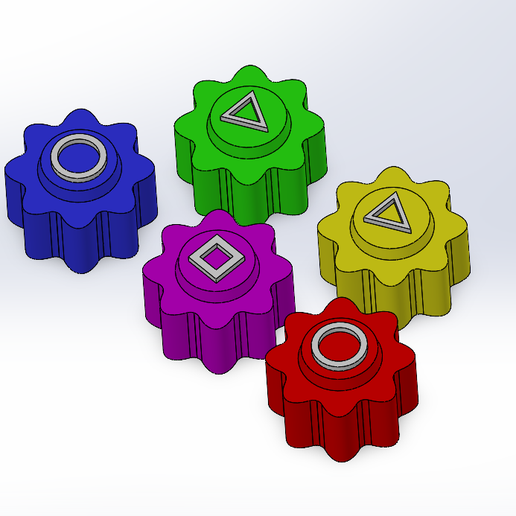 📦 Gong-gi Gonggi game WITH BOX SquidGames Squid Games・ STL File for 3D ...