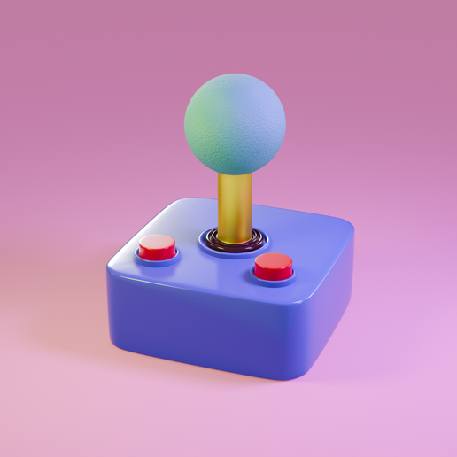 🕹️ The High Score Hero: Classic Retro Joystick・ STL File for 3D ...