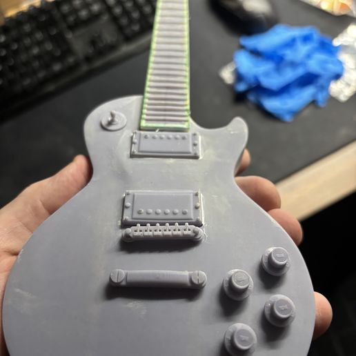 STL file Gibson Les Paul - model 🎁 ・Template to download and 3D print・Cults