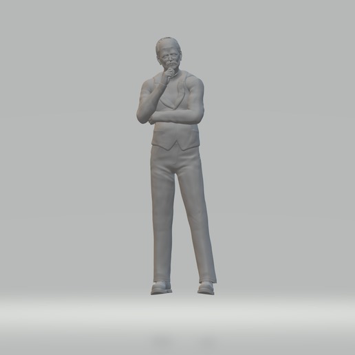 👴 old man watching・Free STL File for 3D printing・Cults