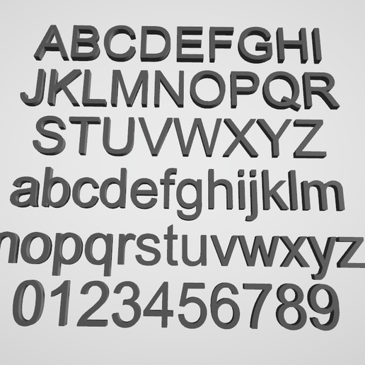 arial font