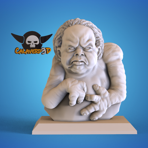 OBJ file Total recall- Kuato bust 👤 ・Template to download and 3D print ...