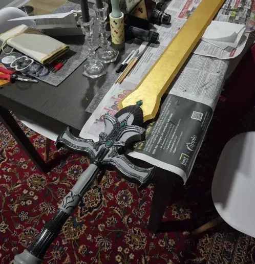 3D printed Ike's Ragnell Sword: Fire Emblem • made with Prusa i3 Mk 4・Cults