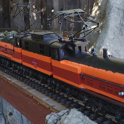 🚂 Milwaukee Road class EP-2 “Bipolar” locomotive・ STL File for 3D ...