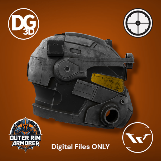 😇 Halo Spartan Styled Fallout T-45 Power Armor Helmet - Digital STL ...