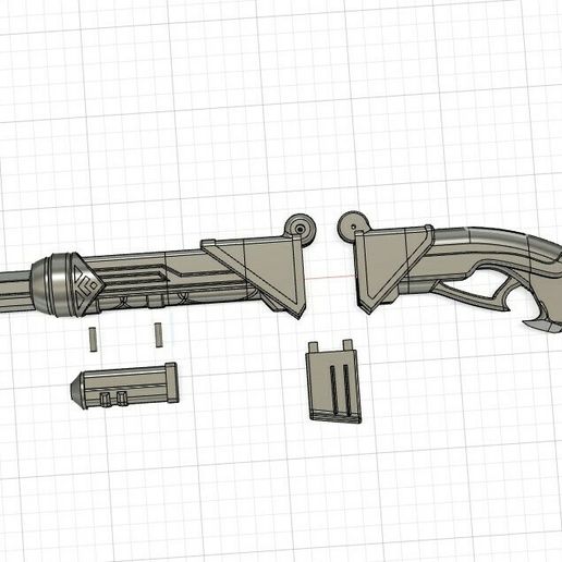 👾 Caitlyn Arcane Skin rifle 3d model cosplay・ STL File for 3D printing ...